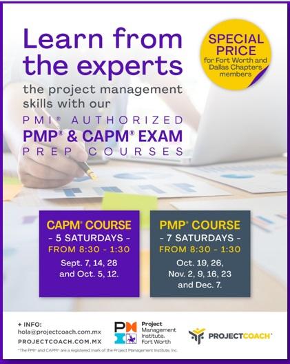 PMP & CAPM training | PMI Fort Worth
